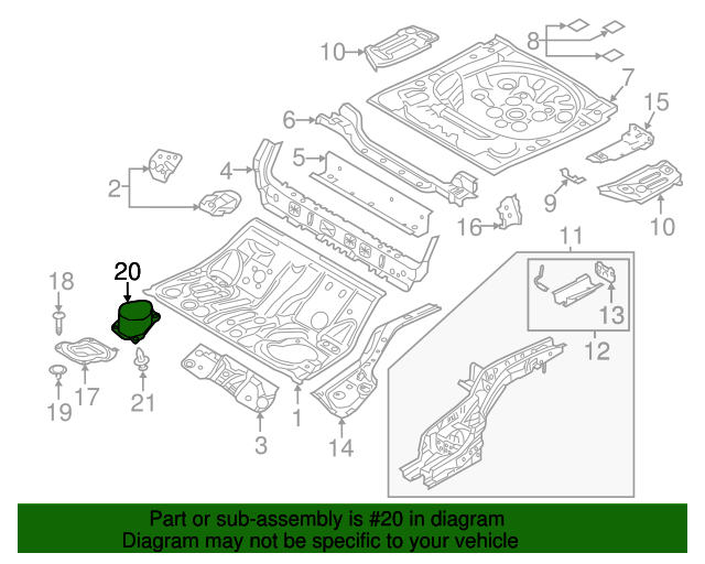 2014-2021 Mazda Protector KD53-56-1S0 | Florida Mazda Parts