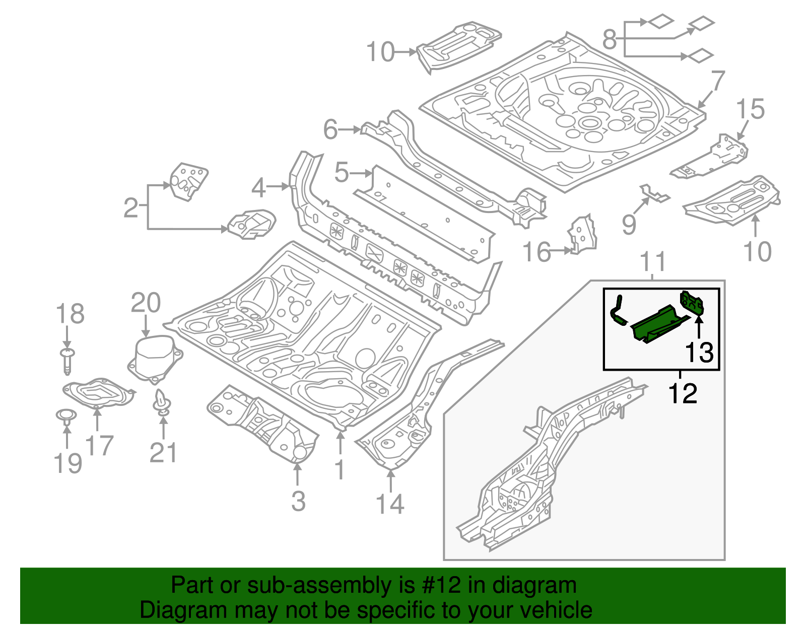 B4YA-54-81X - Rear Extension - 2014-2018 Mazda 3 | Mazda Parts Factor