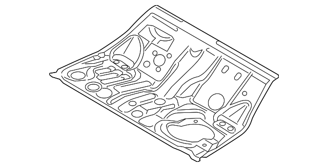 2014-2018 Mazda 3 Center Floor Pan B45A-53-721 | Florida Mazda Parts