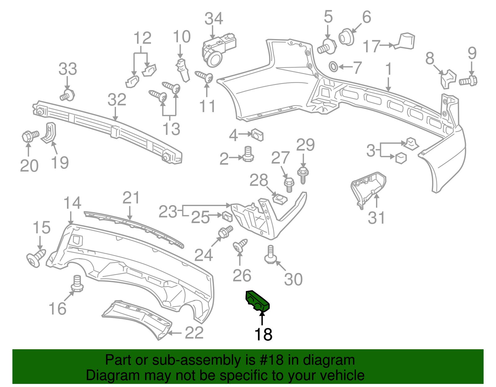 33505-STX-A11 - 2010-2013 Acura MDX - Reflector Assembly, R Rear | All ...