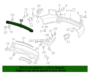 2007-2013 Acura MDX Impact Bar 71530-STX-A00ZZ | OEMAcuraPart