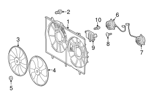 89257-30080 - Engine Cooling Fan Controller - 2006-2020 Toyota | OEM ...