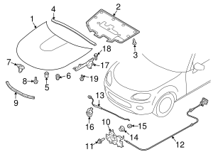2007-2020 Mazda OEM NEW 2015-2018 Mazda 5 6 CX5 Hood Insulation ...