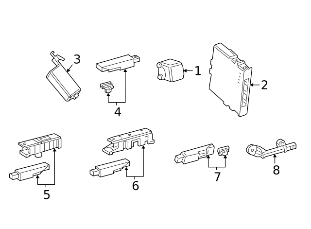 899A0-47050 - Antenna 2019-2022 Lexus UX250h | AutoNationParts.com