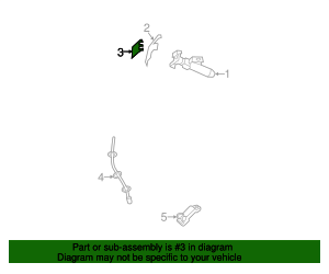 85353-50040-B1 - Headlight Washer Cover 2021-2023 Lexus ...