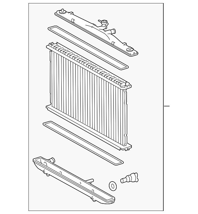 Lexus OEM Radiator Assembly Part# 16400-0P510 | OEM Vehicle Parts