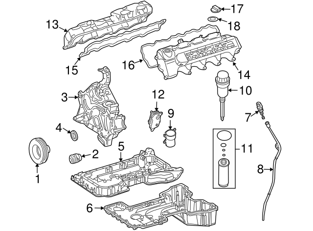 112-010-07-33 - Timing Cover 1998-2008 Mercedes-Benz | Mercedes-Benz ...
