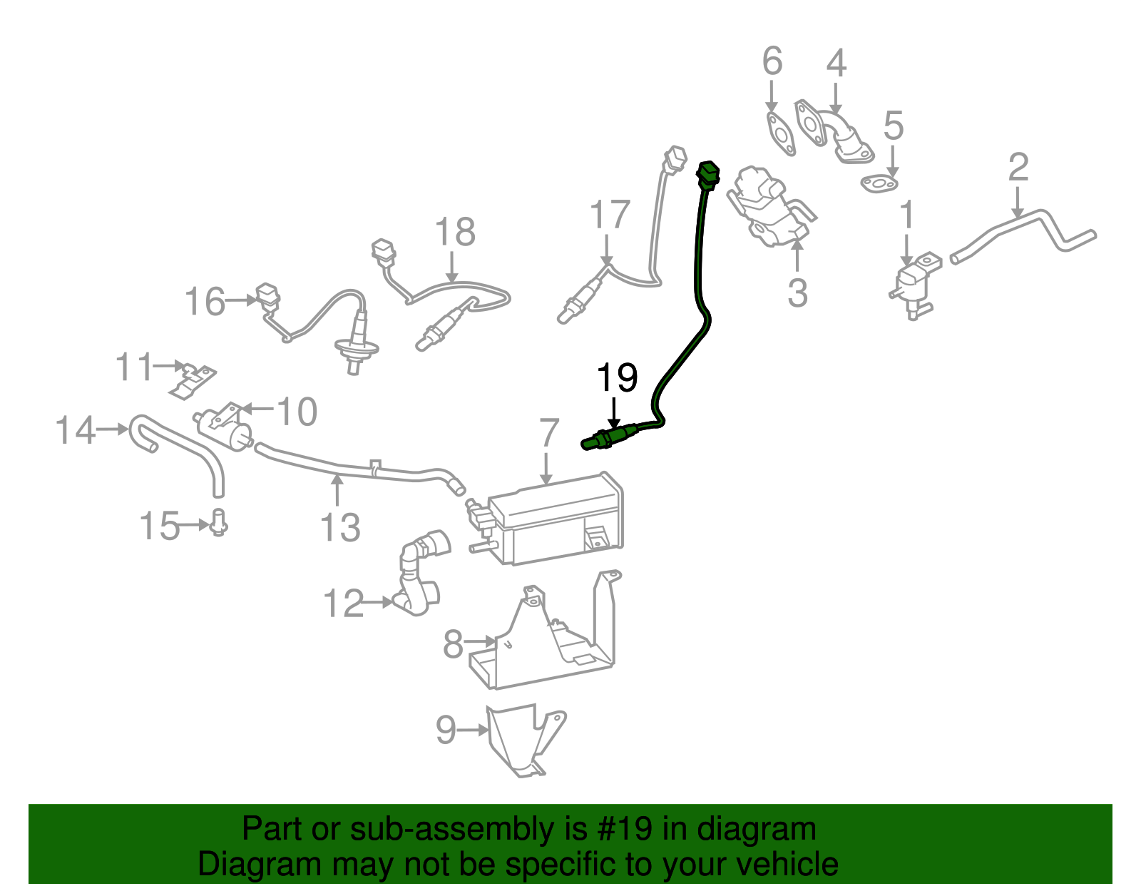 1588A147 - Oxygen Sensor 2007-2020 Mitsubishi Outlander | Mitsubishi ...
