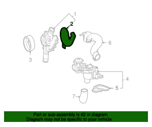 137-201-00-80 - Gasket 2001-2020 Mercedes-Benz | Mercedes-Benz USA Parts