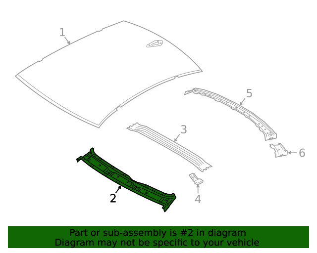 41007437584 - 2017-2022 BMW Windshield Header (41-00-7-437-584) | BMW ...