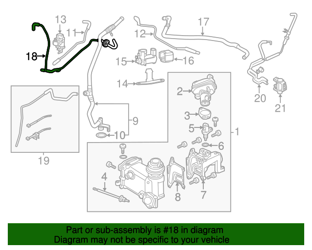 2013-2016 Volkswagen Touareg Hose 059-131-051-DJ | OEM Parts Online