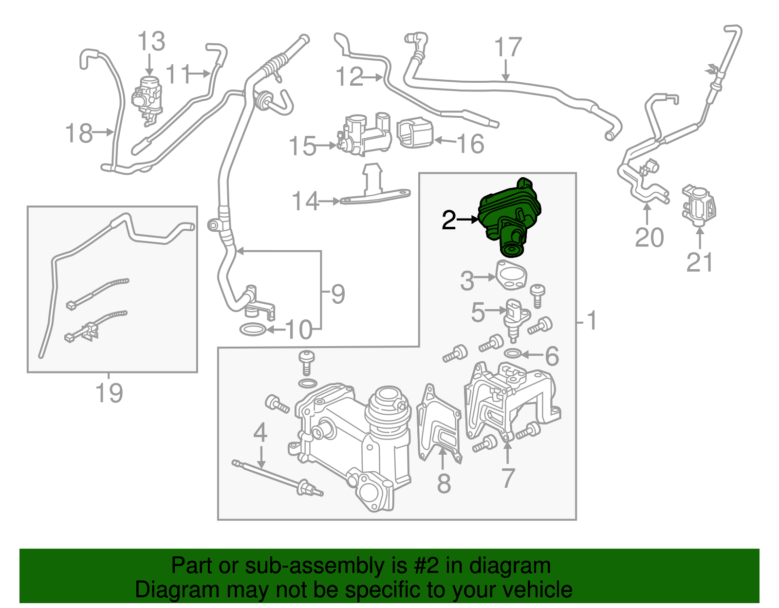 2013-2016 Volkswagen Touareg Egr Valve 059-131-503-AL | VW Direct Auto ...