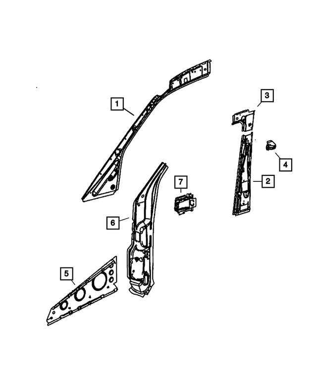 2008-2009 Dodge Sprinter 3500 Reinforcement, Right 68009701AA | My ...