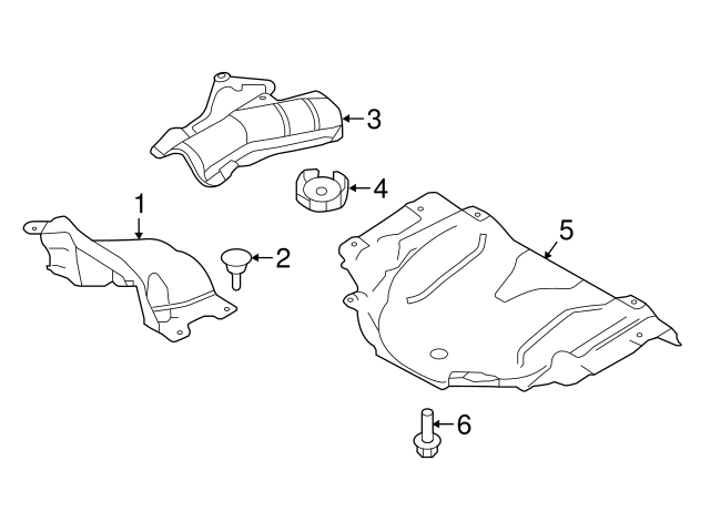 2016-2022 Volvo XC90 Rear Shield 31694112 | TascaParts.com