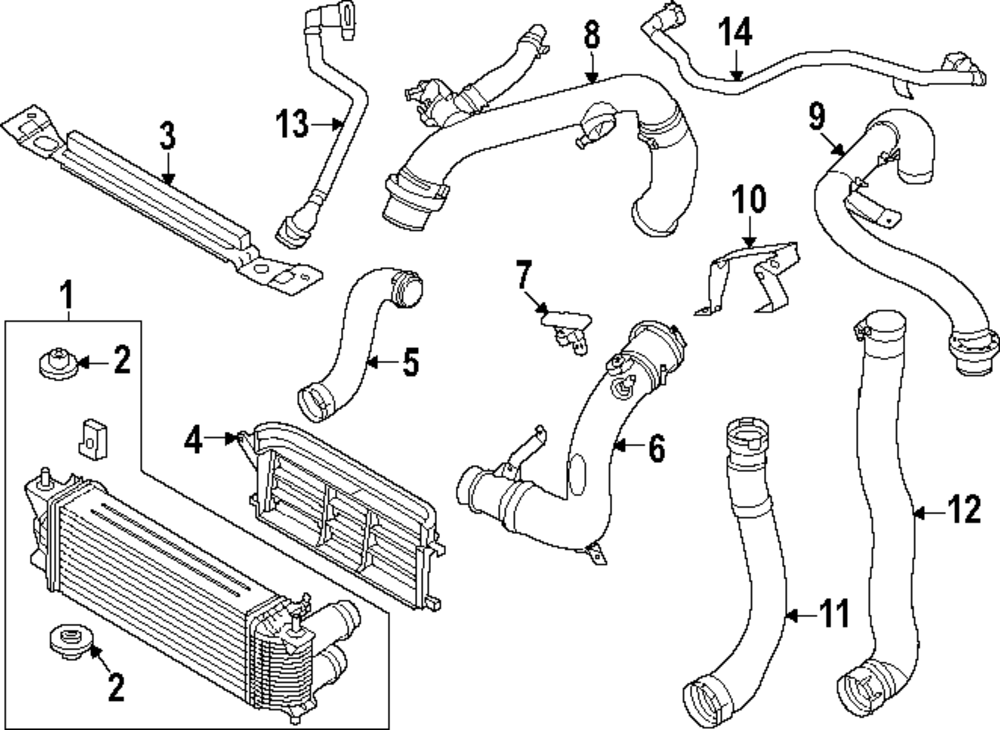 NB3Z-6C646-D - Air Inlet 2024 Ford Ranger | Big 3 Auto Parts