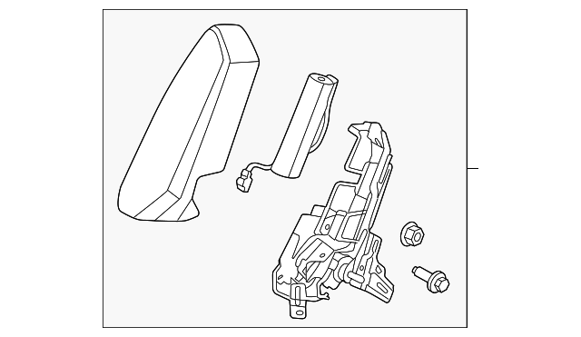 2023-2025 Nissan Rogue Bolster 88610-6RR2A | Bill Kay Nissan Parts