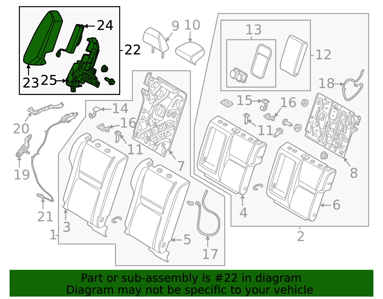 88610-6RR0B - 2023-2025 Nissan Rogue - Bolster | Anicra Nissan Parts
