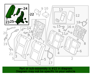 2023-2025 Nissan Rogue Bolster 88660-6RR2A | Nissan Parts Central