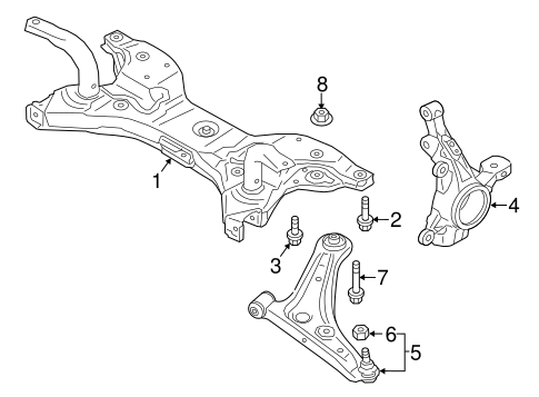 Suspension Components for 2014 Mitsubishi Mirage | Mitsubishi Parts ...