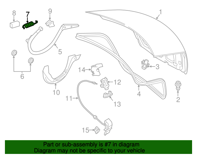 2010-2017 Mercedes-Benz Coil Spring 207-757-01-29 | AutoNationParts.com