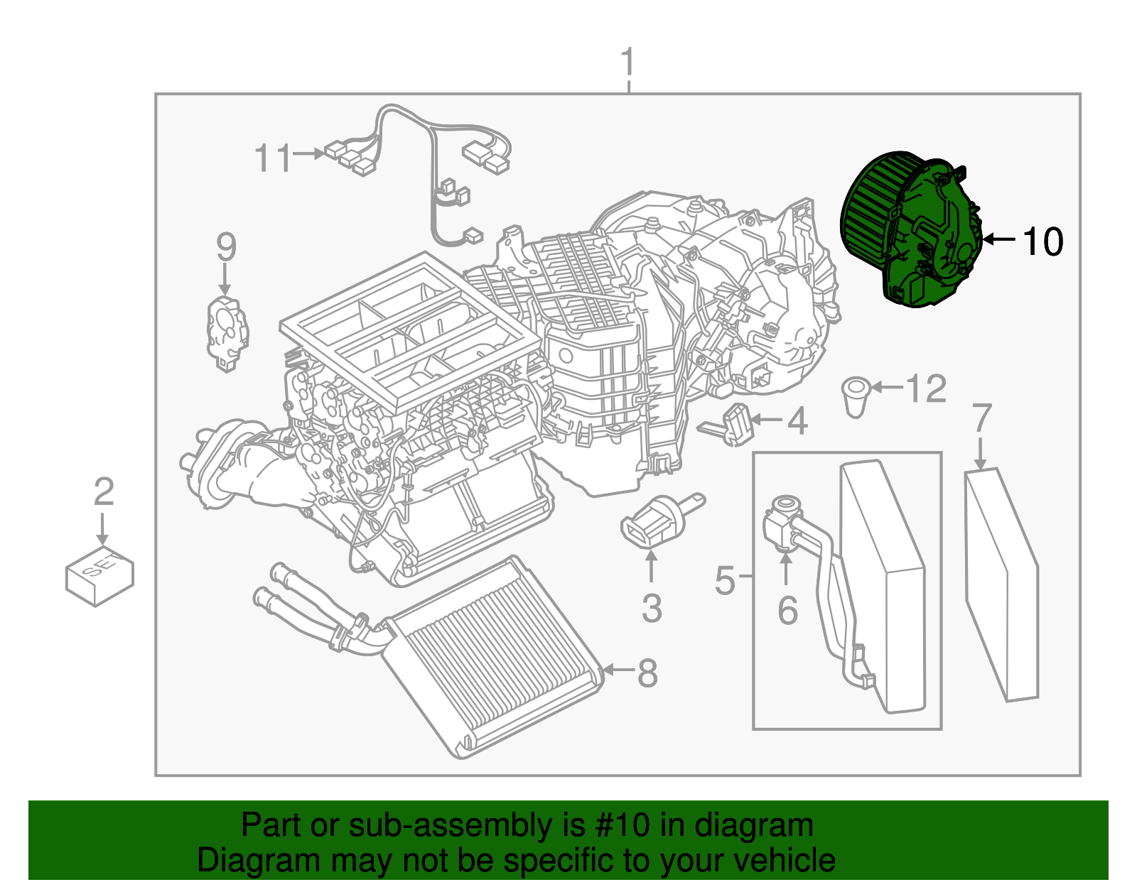 2011-2018 Porsche Cayenne Blower Motor 958-572-342-03 | OEM Parts Online