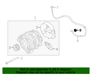 12528583524 - 2019-2025 BMW Cable Retainer Nut (12-52-8-583-524) | BMW ...