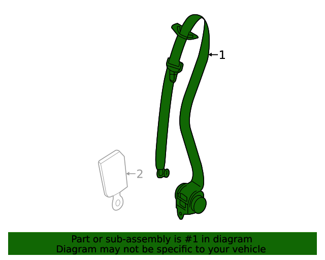 90786032009C94 - Lap & Shoulder Belt 2019-2023 Mercedes-Benz | Mercedes ...