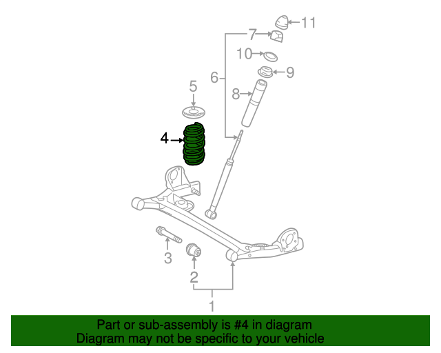 48231-08031 - Coil Spring - 2011-2014 Toyota Sienna | OEM Parts To You