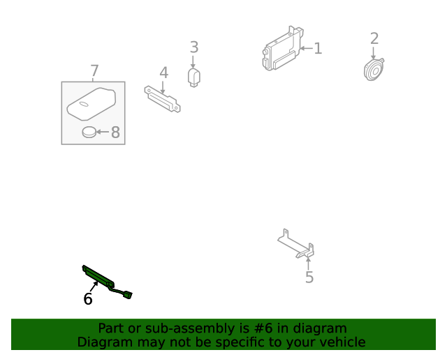 2019-2021 Genesis G70 Antenna Assembly Smartkey 95420-C0300 | OEM Parts ...