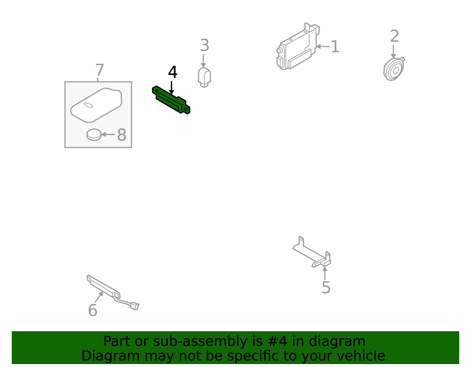 95420-J5100 - Antenna 2019-2023 Hyundai | AutoNation Parts