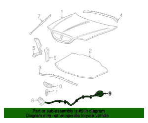 2000-2006 Ford Release Cable 3W4Z-16916-AA | TascaParts.com
