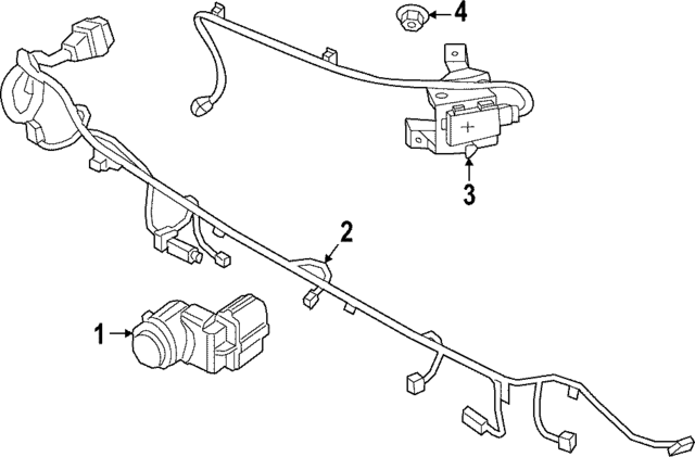 2023-2024 Hyundai Palisade Park Sensor 99310-S1900-UB7 | QuirkParts