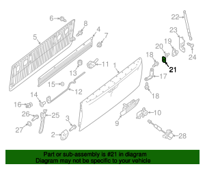 2016-2023 Nissan Pivot Shim 93455-ZH00A | Nissan Parts Plus