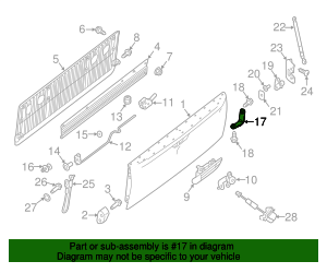 2016-2023 Nissan Tailgate Hinge 93480-9FV0A | AutoNationParts.com