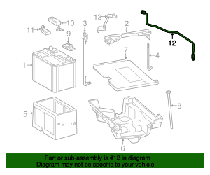 82122-30A70 - Battery Cable 2021-2024 Lexus | AutoNation Parts