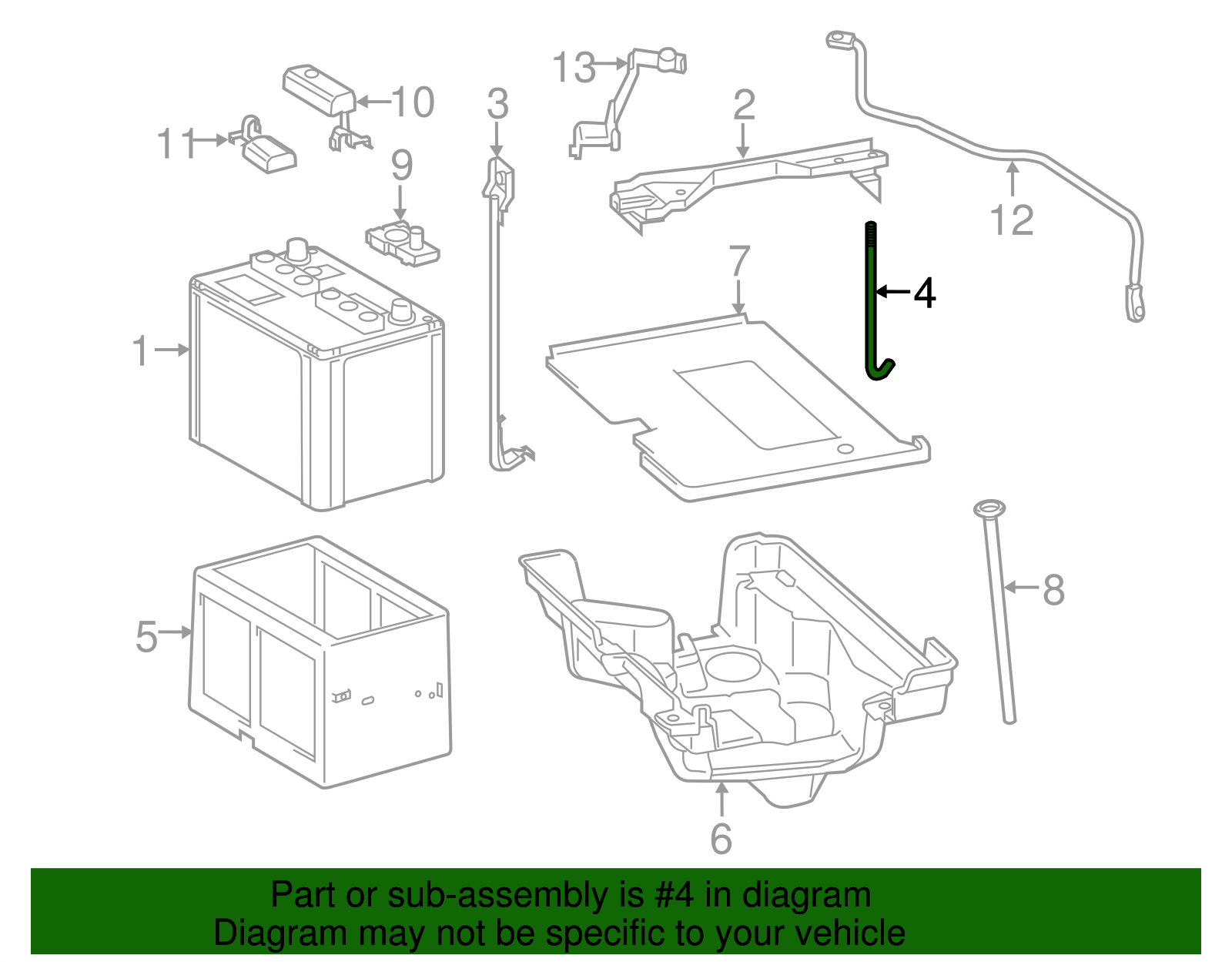 2006-2024 Lexus Hold Down Bolt 74452-53040 | Lexus Of West Kendall Parts