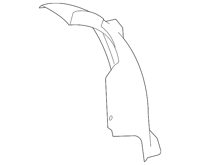 204-690-86-30 - Rear Fender Liner 2010-2015 Mercedes-Benz | Mercedes ...