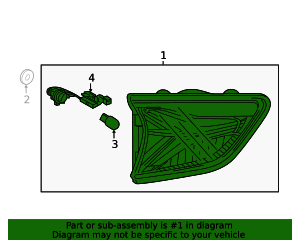 2019-2022 Chevrolet Blazer Backup Lamp 85115489 | AutoNationParts.com