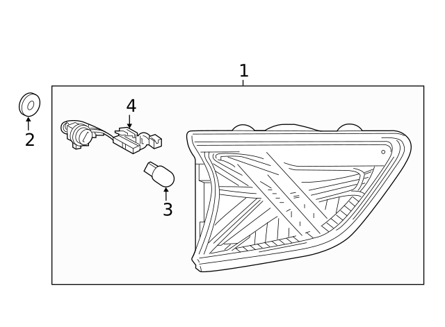 2019-2022 Chevrolet Blazer Backup Lamp 85115489 | AwesomeParts.com