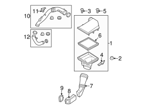 13-71-7-800-154 - Intake Duct Union - 2014-2019 BMW | BMWPartsHub