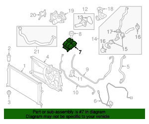 2010-2013 Mazda 3 2010-2013 Mazda3 Radiator Overflow Tank w/o Cap ...