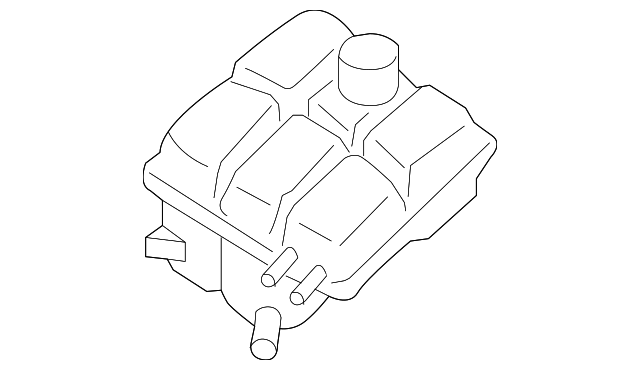 2010-2013 Mazda 3 2010-2013 Mazda3 Radiator Overflow Tank w/o Cap ...