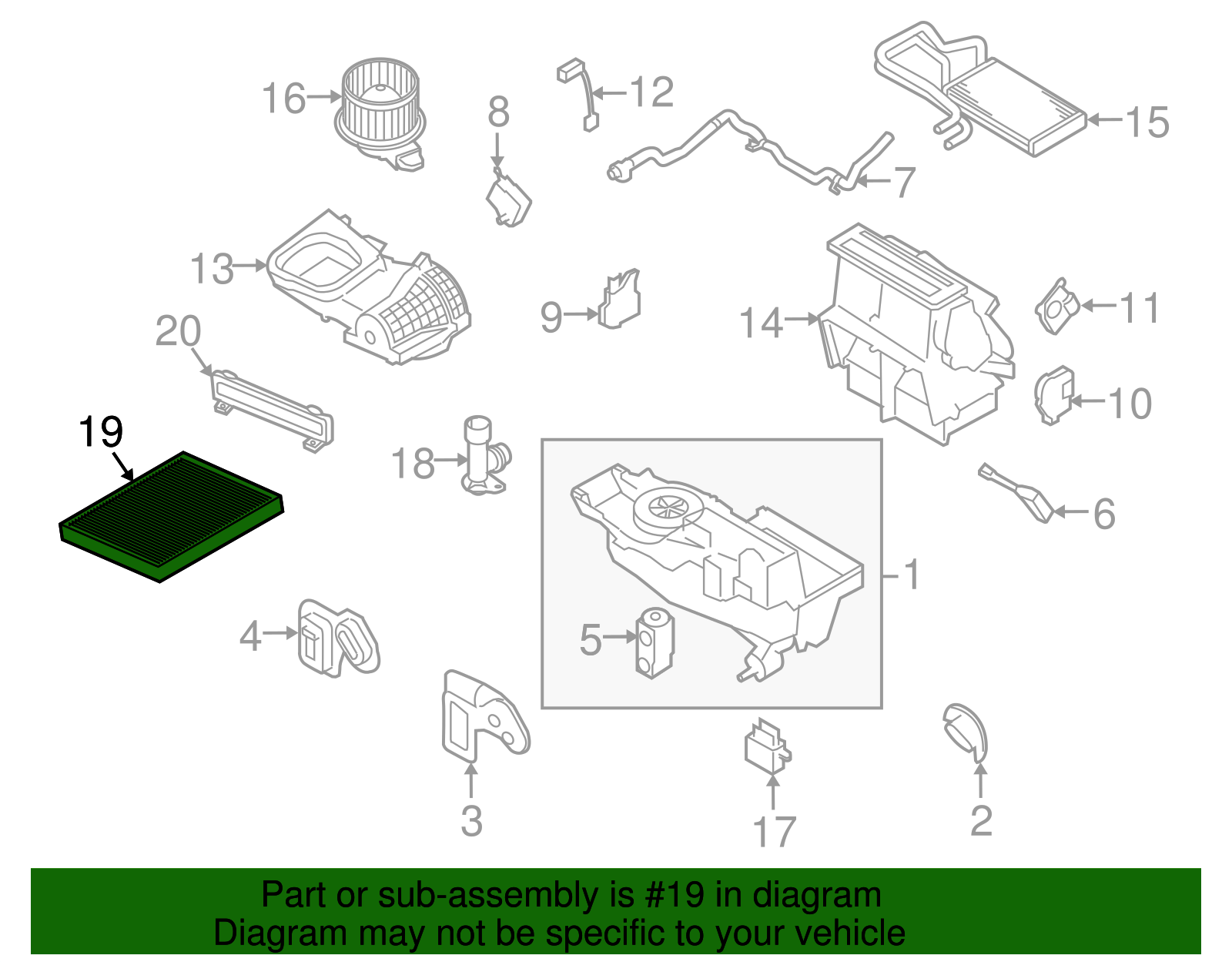 2010-2019 Ford Motorcraft™ Cabin Air Filter FP-68 | Awesome Parts