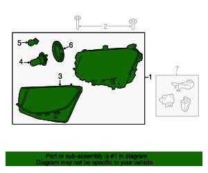 2016-2020 Mercedes-Benz Headlight Assembly 253-820-20-61 ...