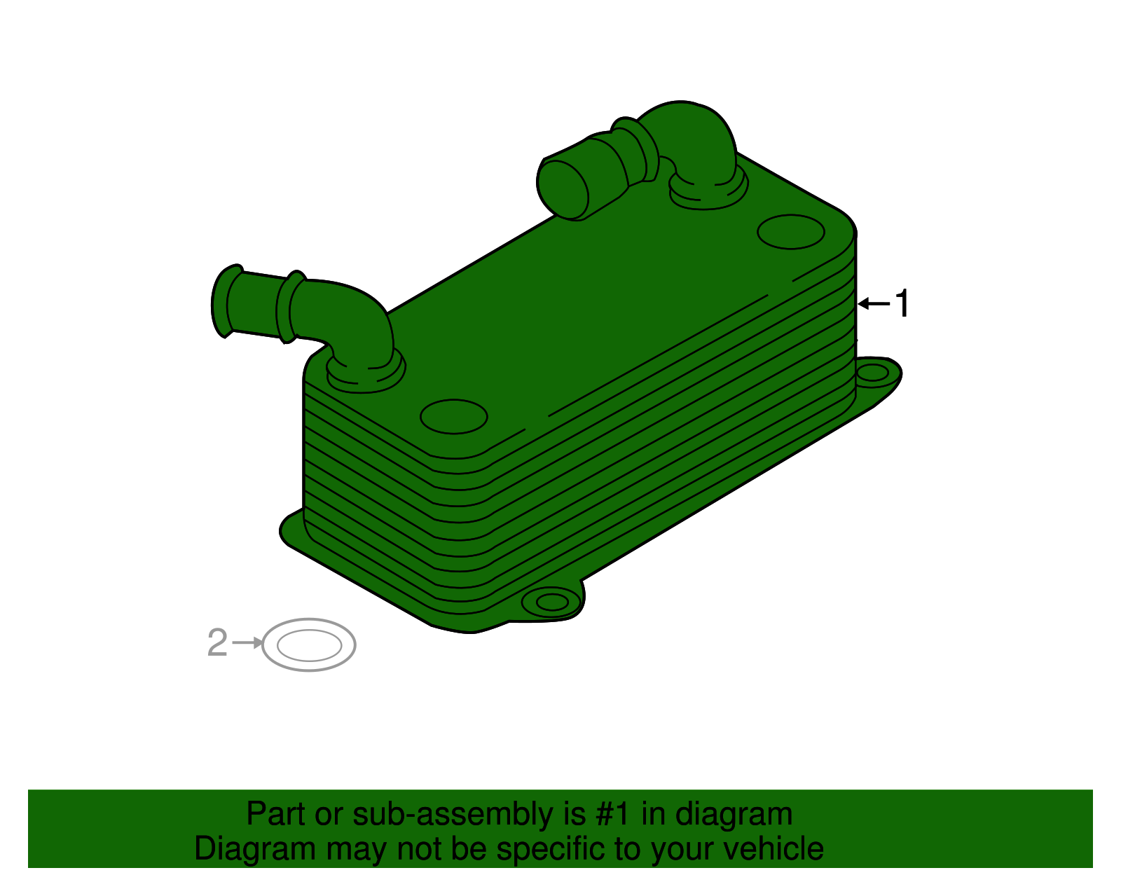 2018-2024 Audi Oil Cooler 0BH-317-019-F | Audi OEM Parts Guy