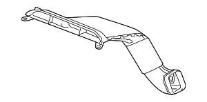 2013-2015 Jaguar XF Air Inlet Duct C2Z28982 | JaguarParts.com