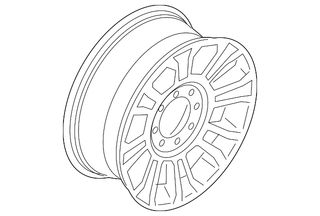 Genuine OEM Ford Part - Wheel Assembly LC3Z-1007-A | Genuine OEM Ford ...