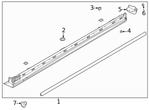 2019-2020 Mazda Stone Deflector Rivet BCJH-51-833 | Mazda-Parts