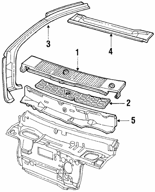 1984-1989 GM Hinge Pillar 20718688 | TascaParts.com