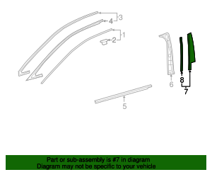 2018-2021 Lexus Trim Molding 75072-50100 | OEM Parts Online
